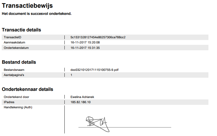 Documenten ondertekenen – Flexportal